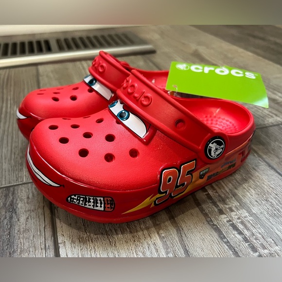 CROCS | Shoes | Lightning Mcqueen Light Up Crocs Size C | Poshmark
